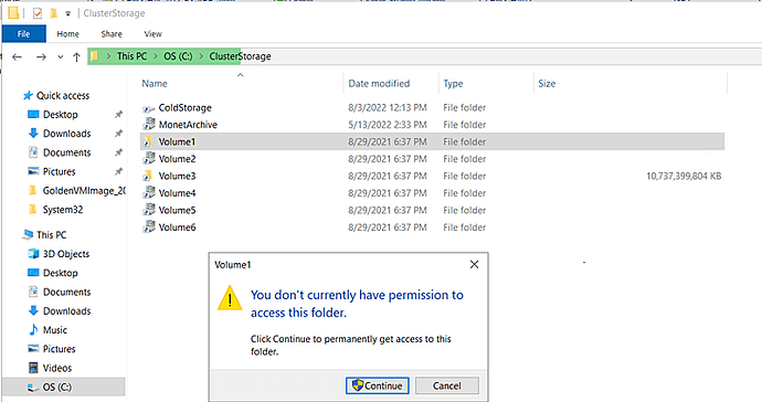 Hyper V Cluster Shared Volume Access Denied Virtualization