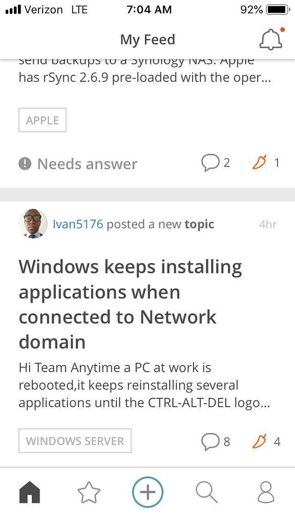 My feed in Spiceworks - Spiceworks Support - Spiceworks Community
