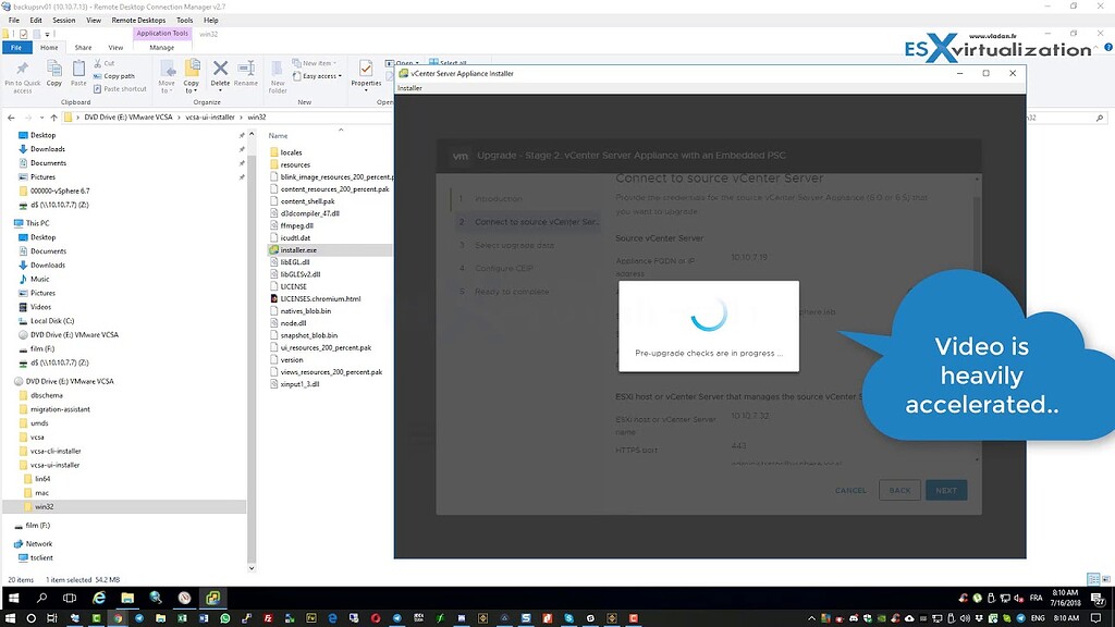 vcenter upgrade to 6.7 fails - Virtualization - Spiceworks Community