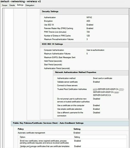 Attempting to configure EAP-TLS authentication - autoconfig error ...