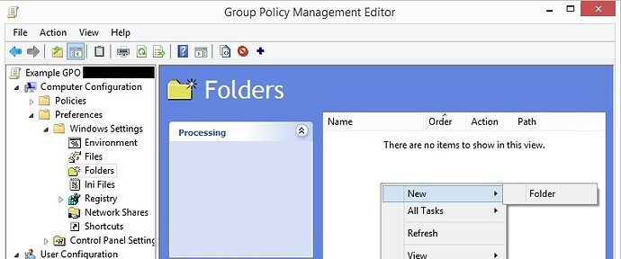 Use Group Policy to create a folder and change the permissions - Windows - Spiceworks Community