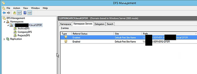 DFS namespace problem - Software & Applications - Spiceworks Community
