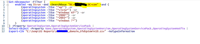 How To Run Get Adcomputer For Different Domains Programming
