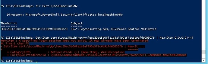 Failed To Remove The Certificate Windows 2012 R2 Software And Applications Spiceworks Community
