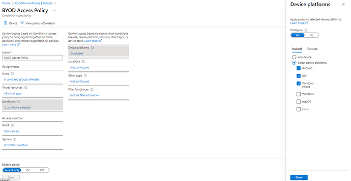 Using conditional access in Microsoft Entra to restrict access to apps - Software & Applications ...