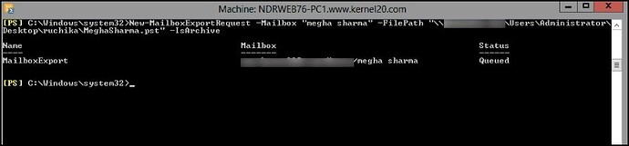 Export Exchange Archive Mailboxes to PST - Software & Applications - Spiceworks Community