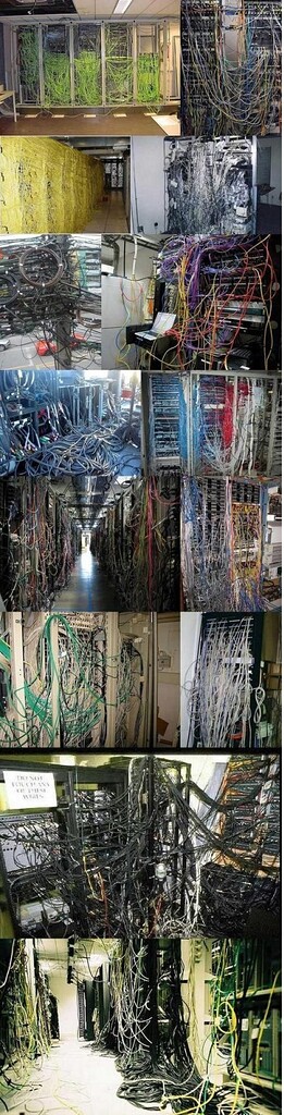 Worst Cable Management - Water Cooler - Spiceworks Community