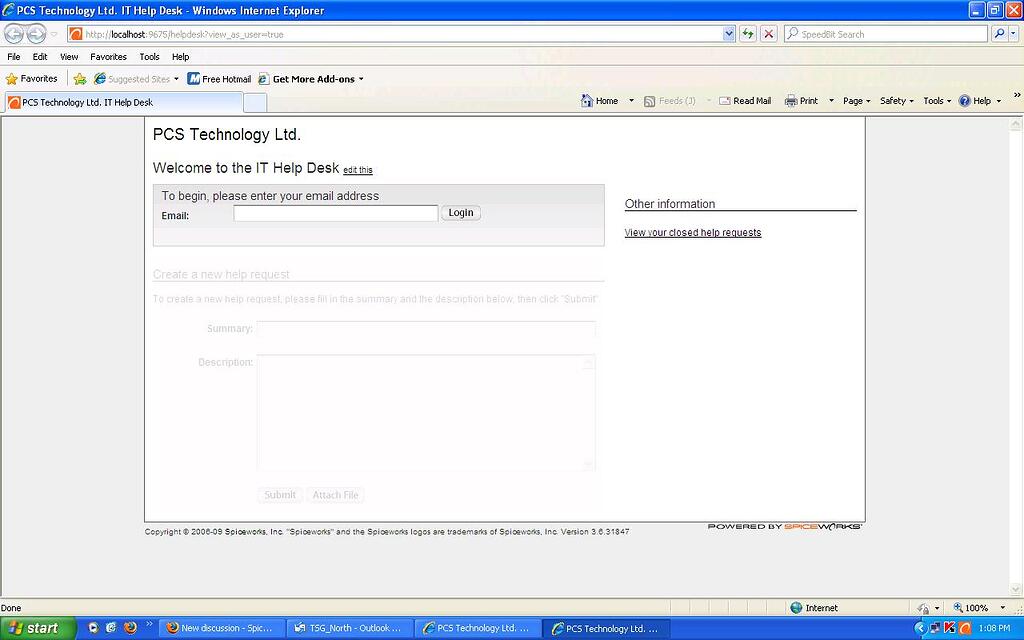 Portal login password - Spiceworks Support - Spiceworks Community