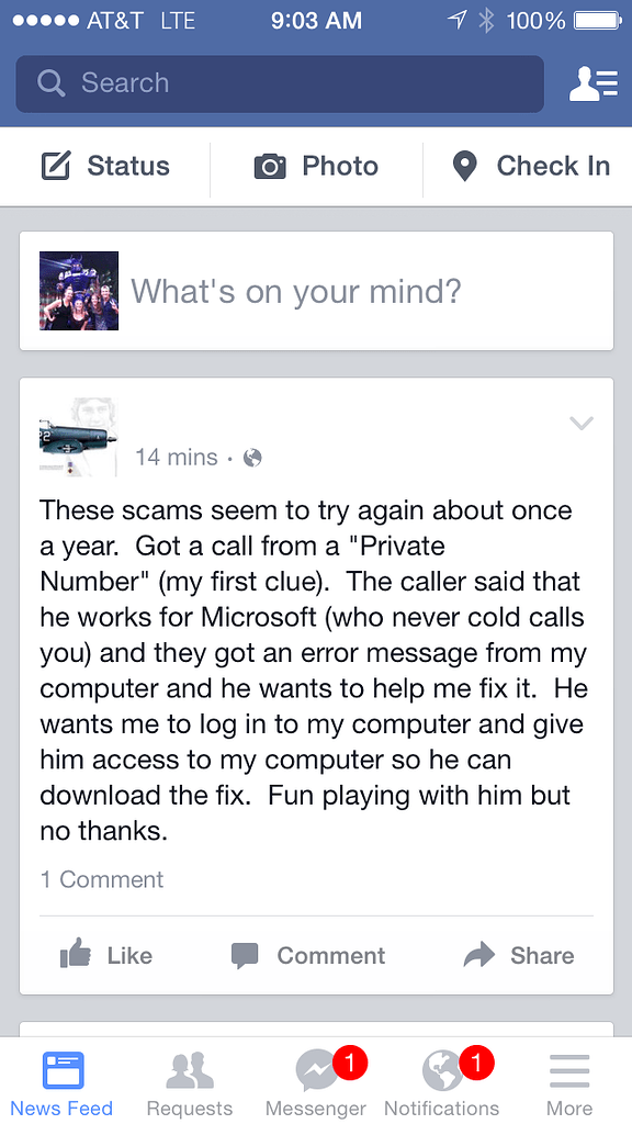 "Microsoft" Scam - Water Cooler - Spiceworks Community