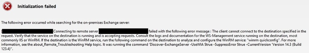 Exchange 2010 Initialization failed - Software & Applications - Spiceworks Community