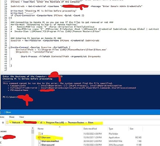 Uninstall Application from Remote PC with Powershell Invoke Command - Programming & Development ...