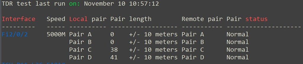 Using Cisco Cable Diagnostics - Networking - Spiceworks Community