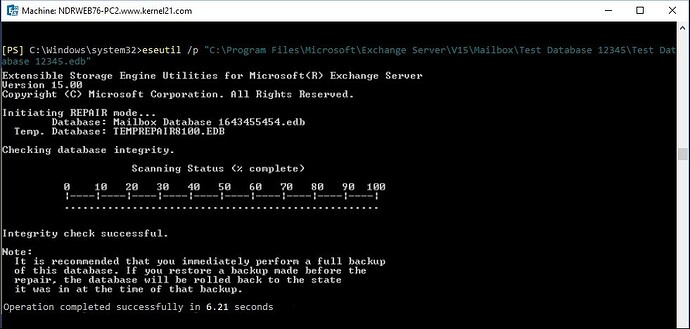 Repair a corrupt Exchange database - Collaboration - Spiceworks Community