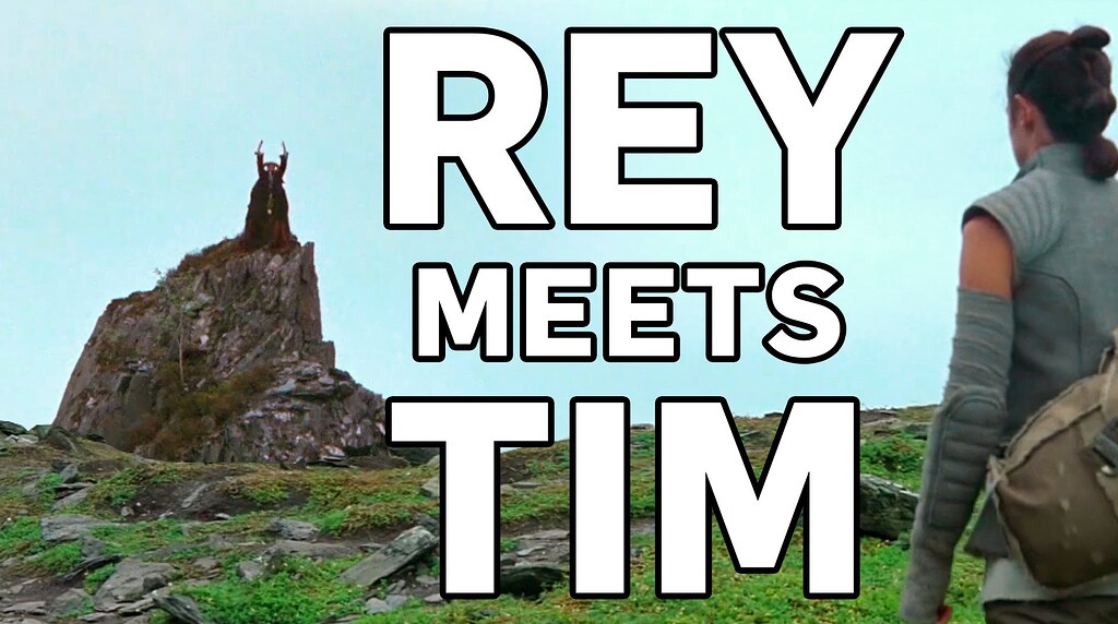 Monty Python & Star Wars Mashup: Rey Finds Tim the Enchanter - Water ...