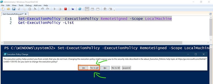 How to use Set-ExecutionPolicy in PowerShell - Programming & Development - Spiceworks Community