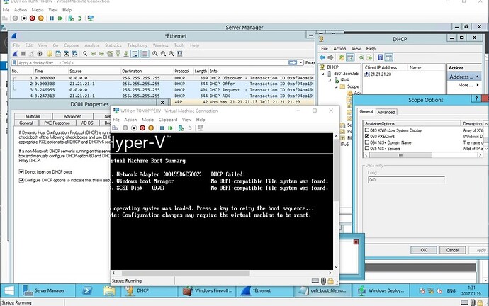 PXE problem Hyper-v 2016 with gen2 vm uefi boot - Software & Applications - Spiceworks Community