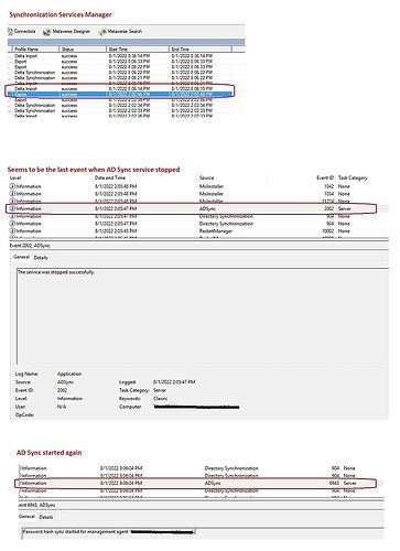 Azure AD Connect Sync Service is not running error - Software ...