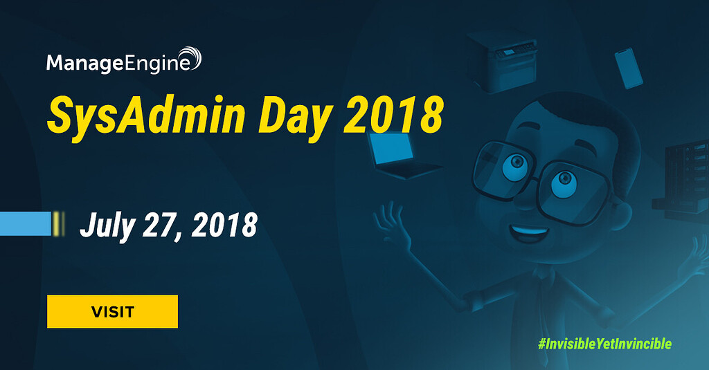 Your custom SysAdmin Day e-cards - ManageEngine - Spiceworks Community