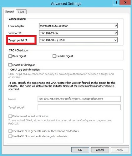 MPIO setup. iSCSI Target: Portal IP vs Interface IP? - IT & Tech Careers - Spiceworks Community