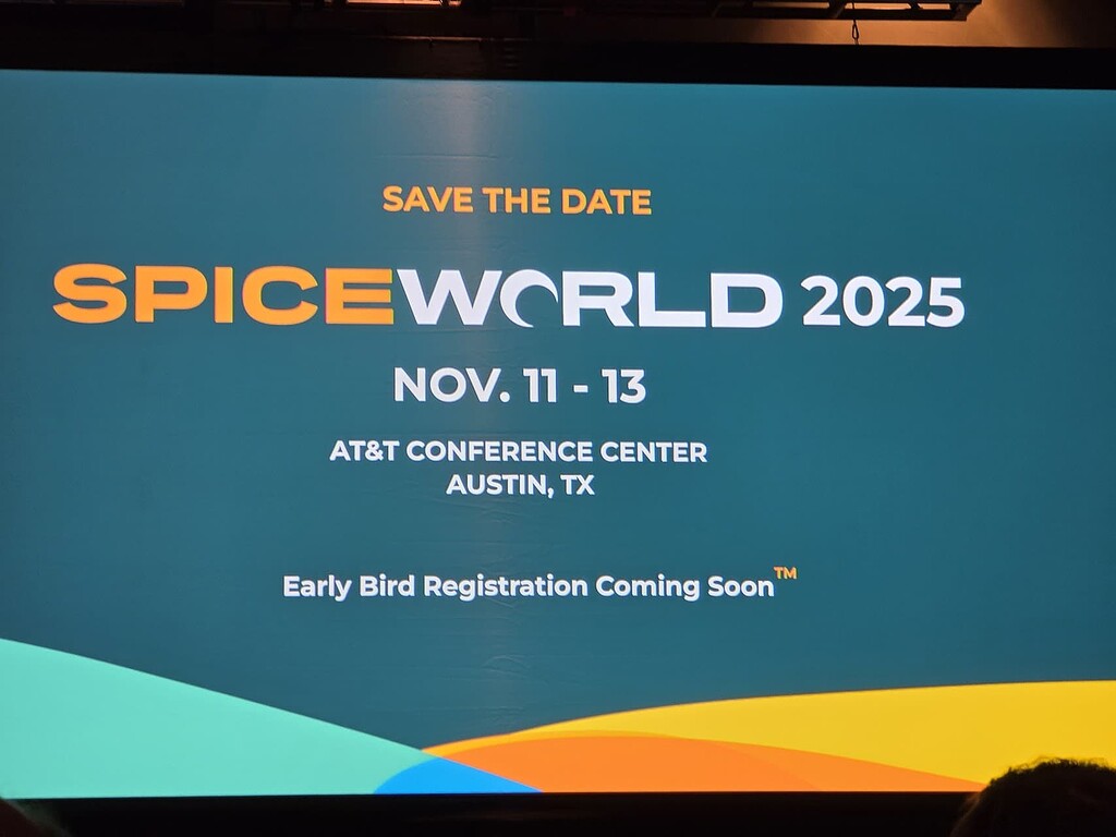 Post SpiceWorld 2024 Thoughts and Normalcy - Water Cooler - Spiceworks Community