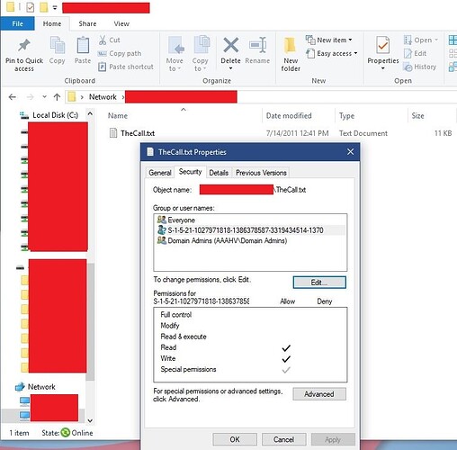 Unable to Delete File from Network Location - Windows - Spiceworks Community