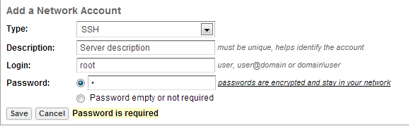 Network Account Bug The Space Character Is Not Recognized As A Valid