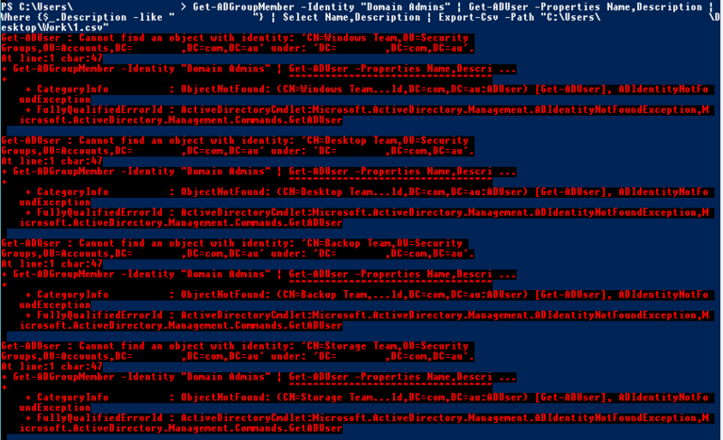 Powershell Script To Get Adgroupmember Programming And Development