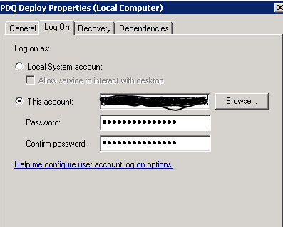 PDQ Deploy and Inventory Service Stops on Log Off - Software & Applications - Spiceworks Community