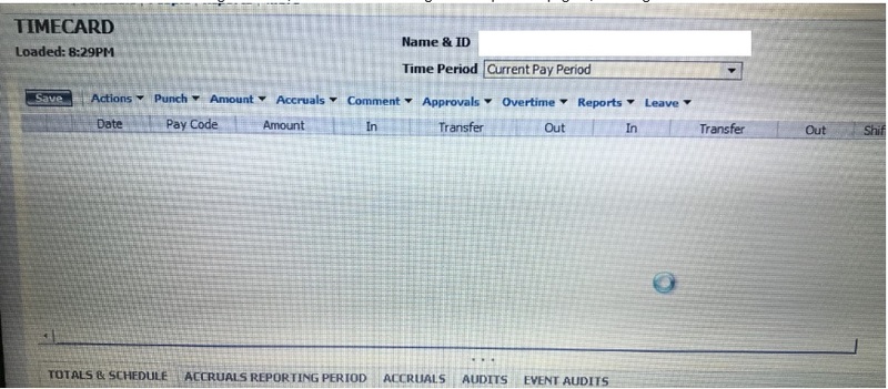 ADP eTime Timecard keeps on loading - Software - Spiceworks Community