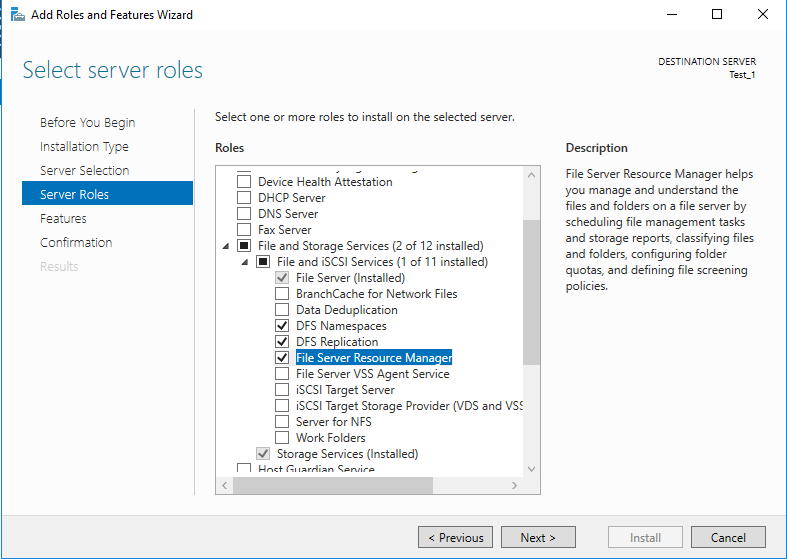 Install and Configure Distributed File System (DFS) on Windows 2016 - a ...