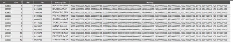 Multiple lines in BAQ to consolidate into 1 line item - Software ...