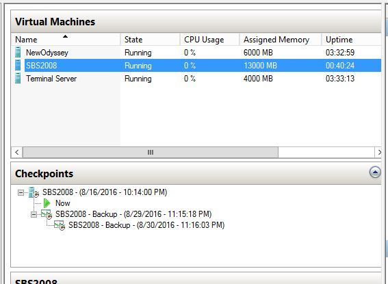 Problem with Hyper-V Checkpoint - Virtualization - Spiceworks Community