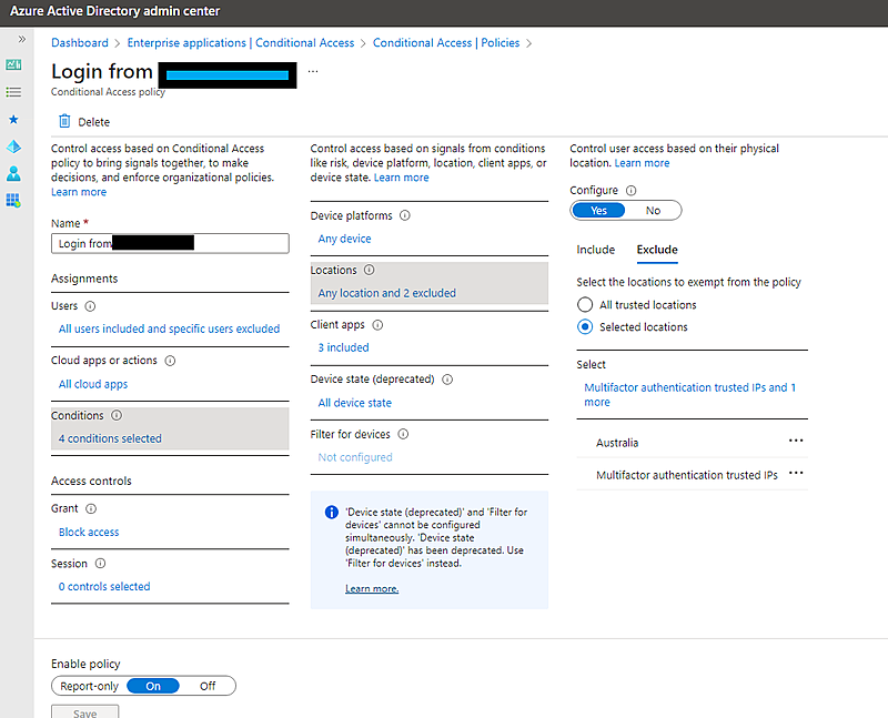 Azure Conditional Access 10 By Jono Cloud Computing And Saas Spiceworks Community