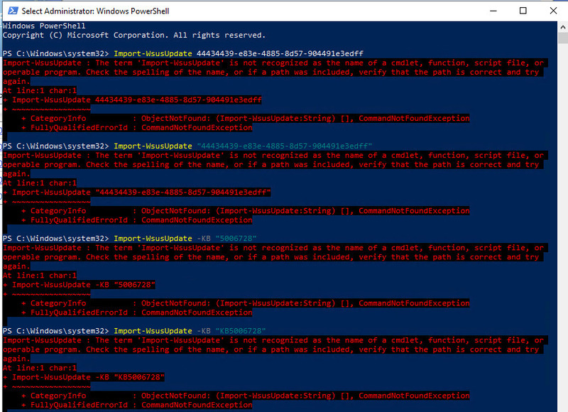 WSUS console unable to reach Windows Update Catalog - Software & Applications - Spiceworks Community