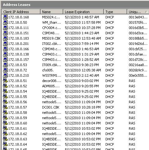 Prevent RAS entries in DHCP - Networking - Spiceworks Community