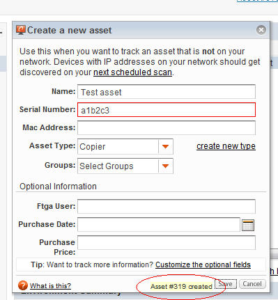 Asset # field? - Spiceworks Support - Spiceworks Community