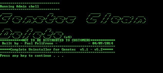 Genetec Clean Removal - Windows - Storage & SAN - Spiceworks Community