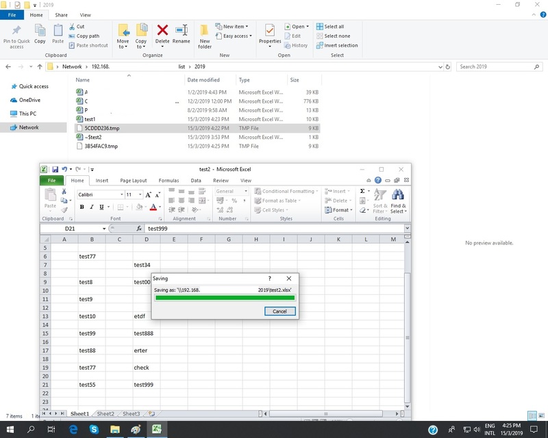 windows explorer hang after save on excel with preview pane enabled - Software & Applications ...