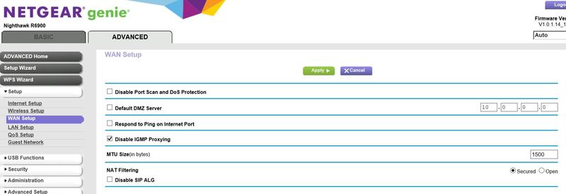 Set up a DMZ on a Netgear Nighthawk 6900 - Networking - Spiceworks Community