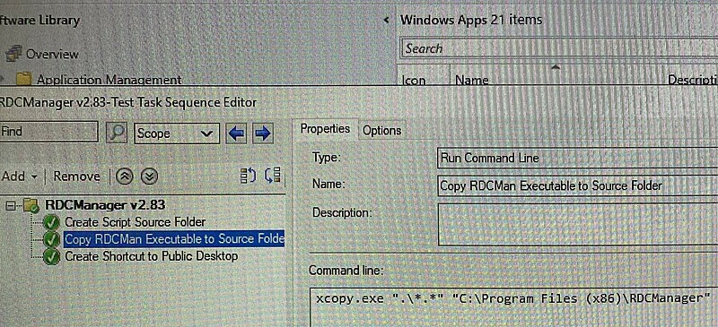 Creating A Shortcut Using Sccm Task Sequence Software Spiceworks Community
