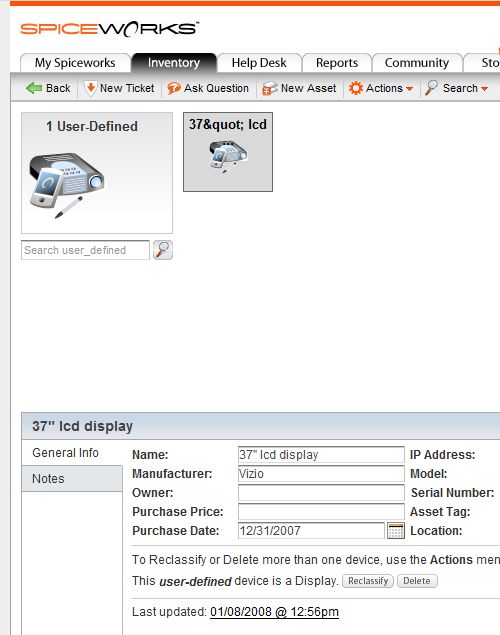 Minor Display Bug - Spiceworks Support - Spiceworks Community
