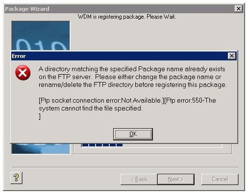 Wyse Device Manager - Error creating new software package - Hardware ...