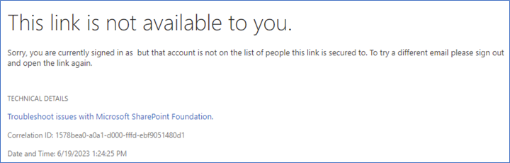 User unable to open some shared files (Teams/OneDrive/SharePoint ...