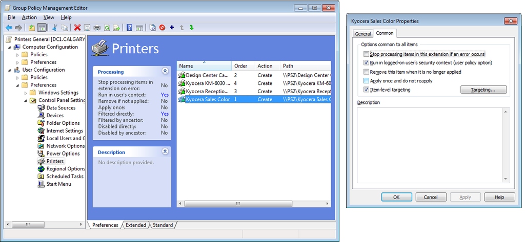 Printer Deployment Via Group Policy Not Working Windows Spiceworks Community
