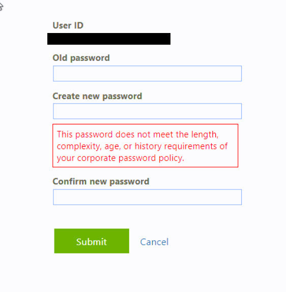 User passwords don't meet complexity after AD password policy change ...