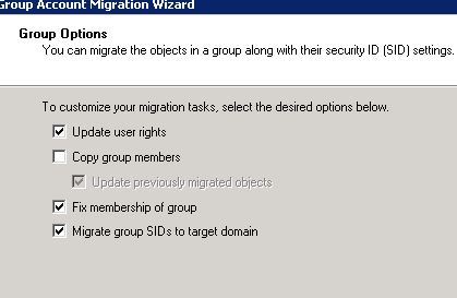 ADMT Group Account Migration Wizard - Software & Applications ...