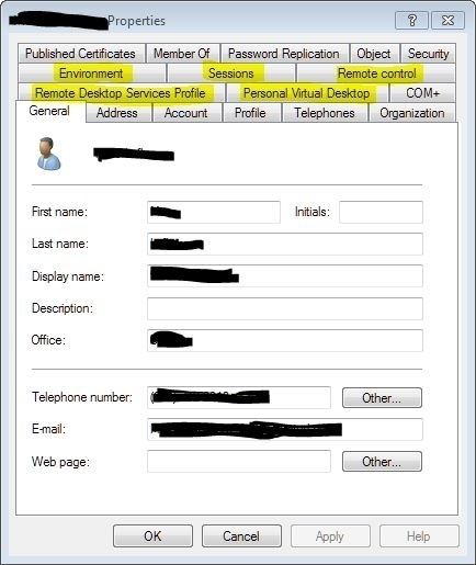 Missing tabs in ADUC on Windows 10 - Windows - Spiceworks Community