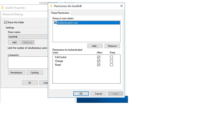 Folder Redirection Access Data Storage Backup And Recovery Spiceworks Community