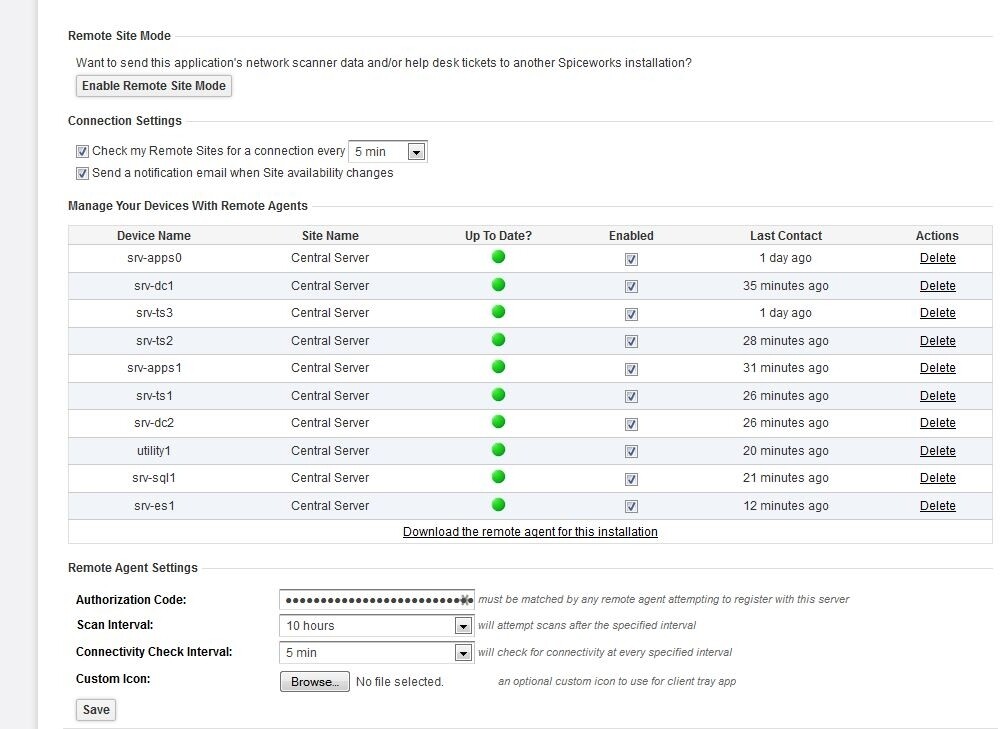 Remote Agents Last Contact and Monitoring Issue - Spiceworks Support - Spiceworks Community