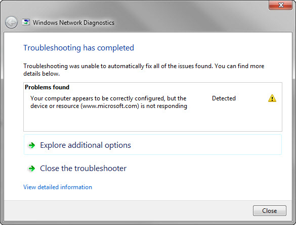 Windows 7 Network Connected but "No Internet Access" - Windows ...